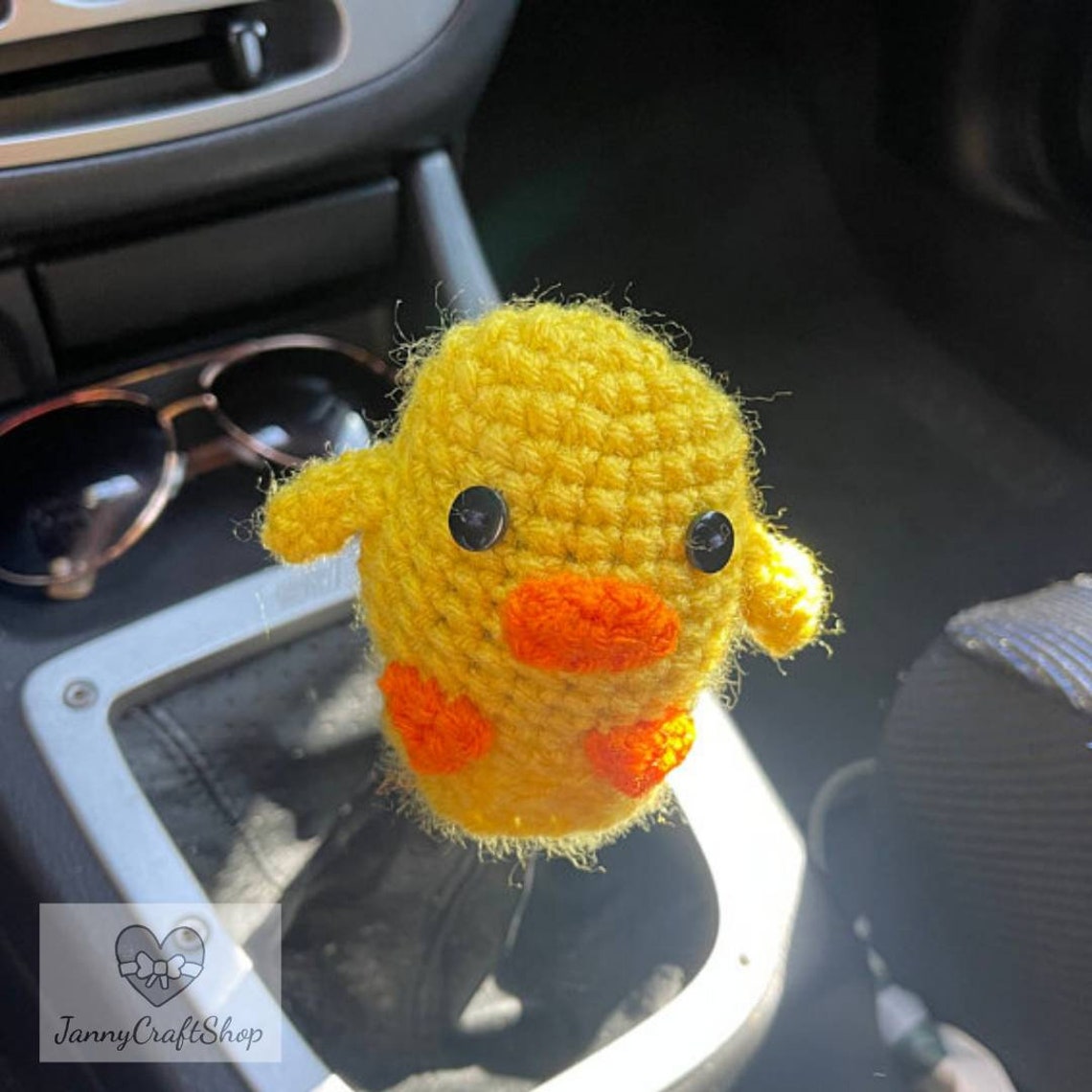 Yellow Duck Animals Shift Knob Cover Shift Knob Beanie Shift | Etsy