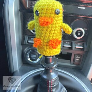 Yellow Duck Animals Shift Knob Cover Shift Knob Beanie Shift - Etsy