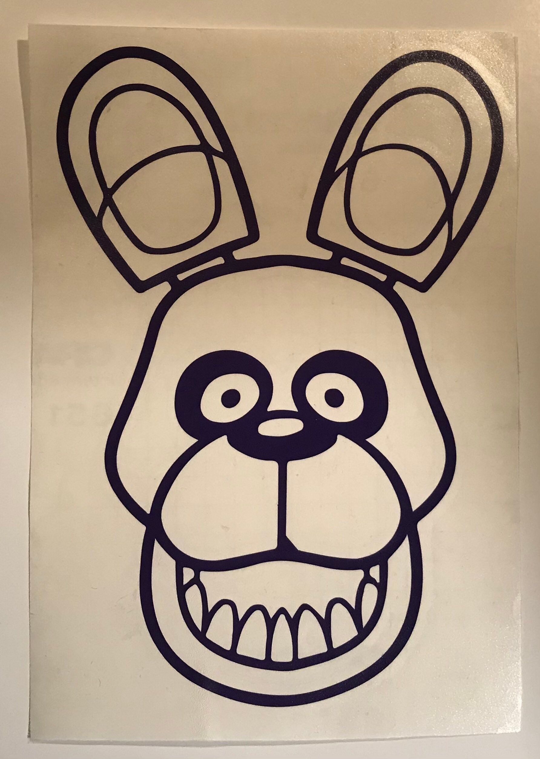 Five Nights at Freddy's Bonnie Decal - Etsy