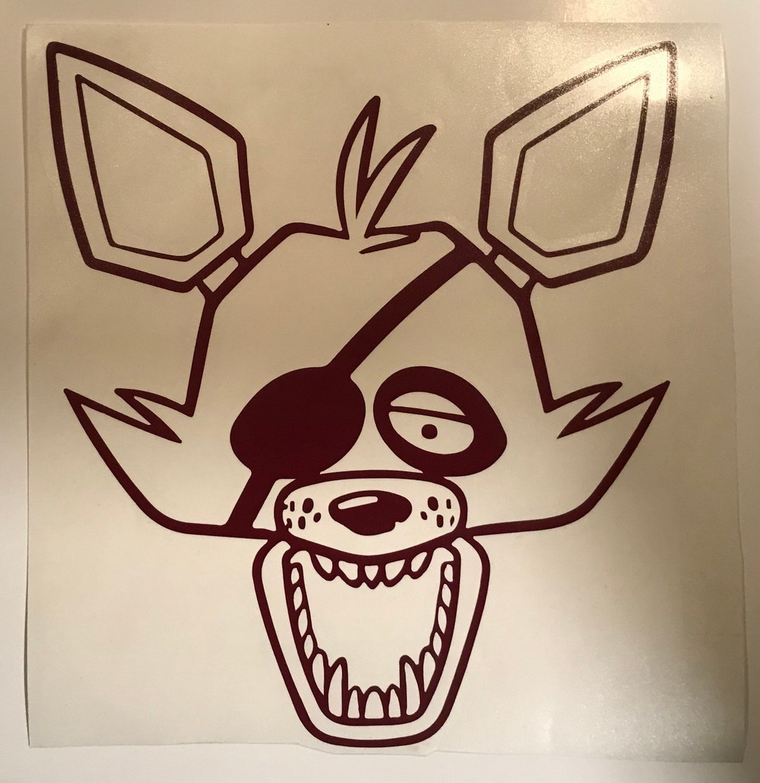 Five Nights at Freddy's Foxy Decal - Etsy