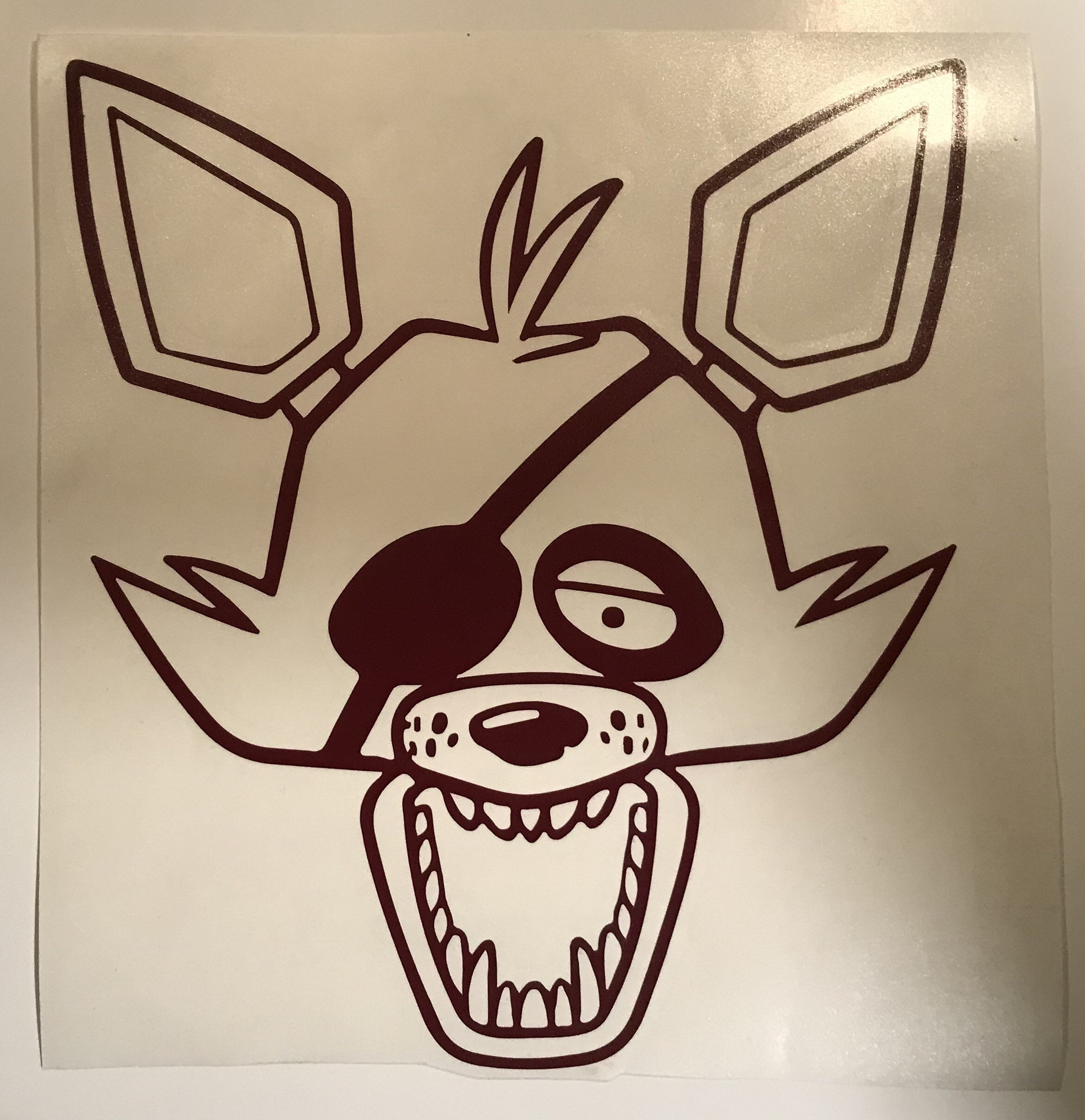 Five Nights at Freddy's Foxy Decal - Etsy