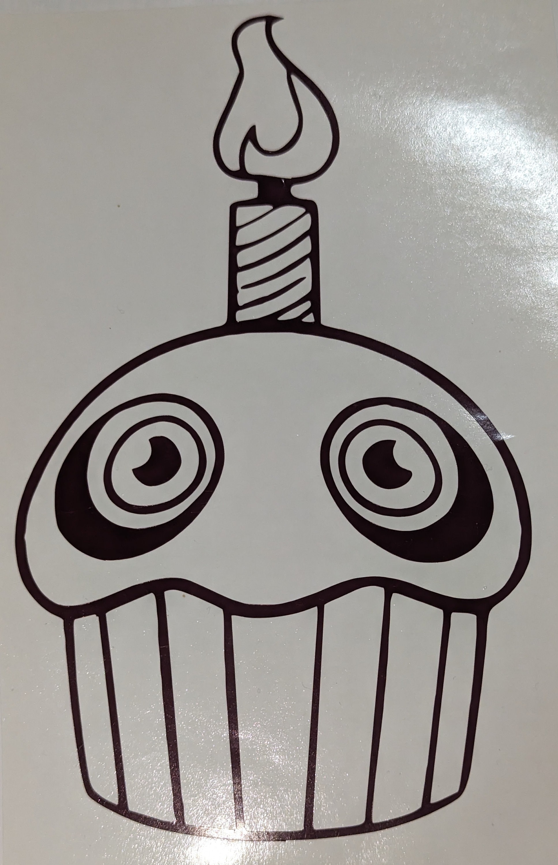 Five Nights at Freddy's Cupcake "carl" Decal - Etsy