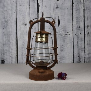 Antique Oil Lamp / Rustic Lantern / Retro Kerosene Lamp / Home | Etsy