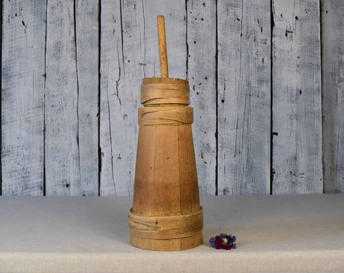 Antique Butter Churn / Wooden Butter Churn / Farmhouse Churn / Rustic ...