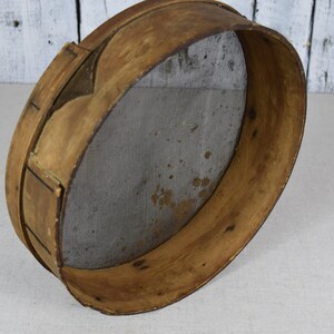 Antique Sieve / Wooden Sieve / Vintage Flour Sifter / Rustic Home Decor ...