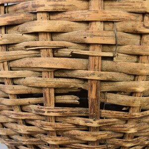 Vintage Wicker Basket / Wicker Storage Basket / Antique Wicker - Etsy