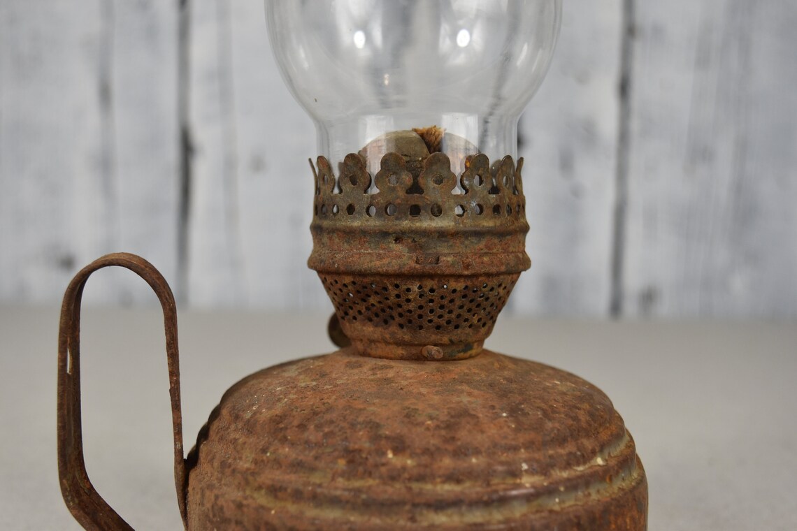 Antique Oil Lamp / Rustic Lantern / Retro Kerosene Lamp / Home - Etsy