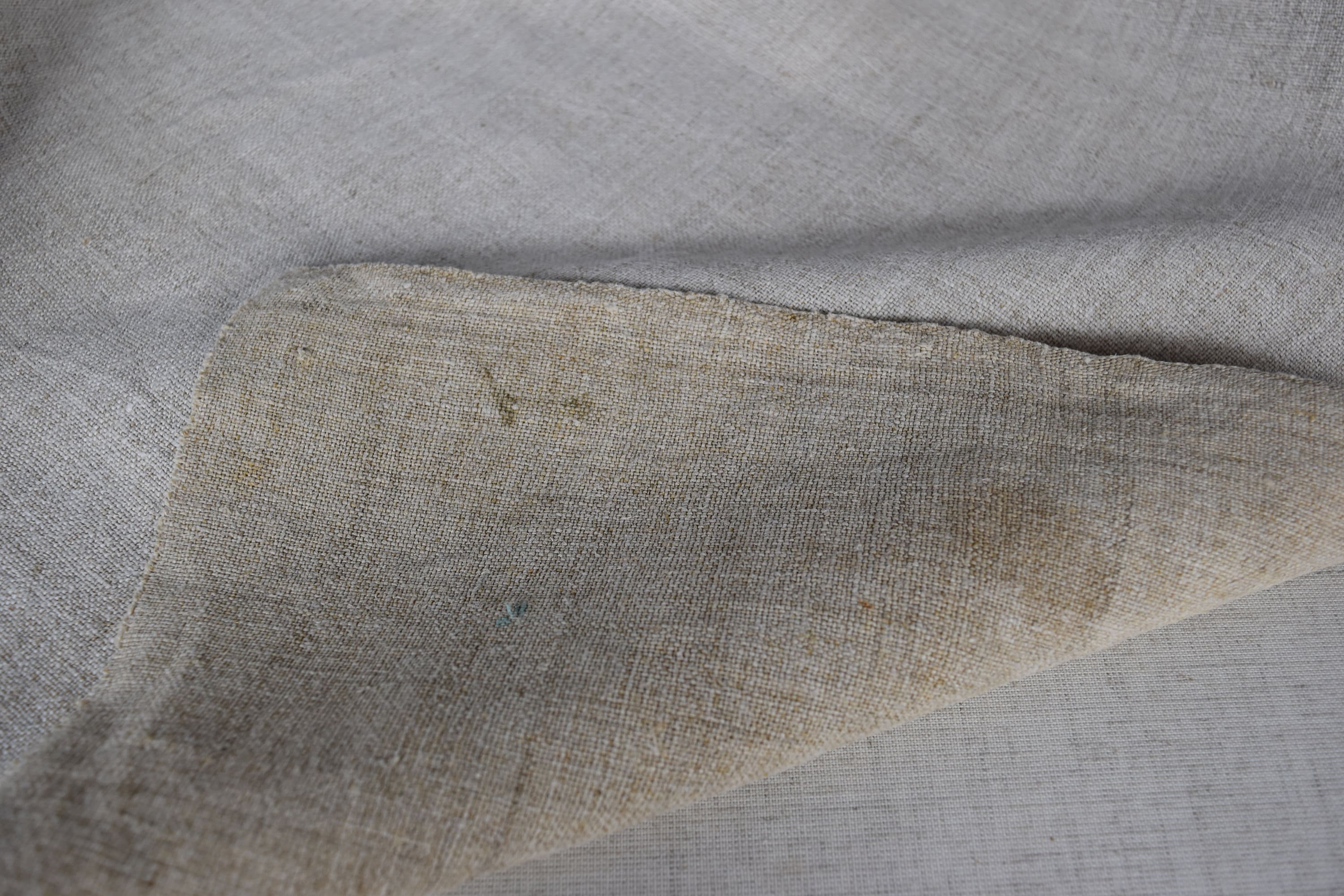 Vintage Homespun Fabric / Primitive Hemp Fabric / Homespun | Etsy
