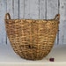 Vintage Wicker Basket / Wicker Storage Basket / Antique Wicker - Etsy