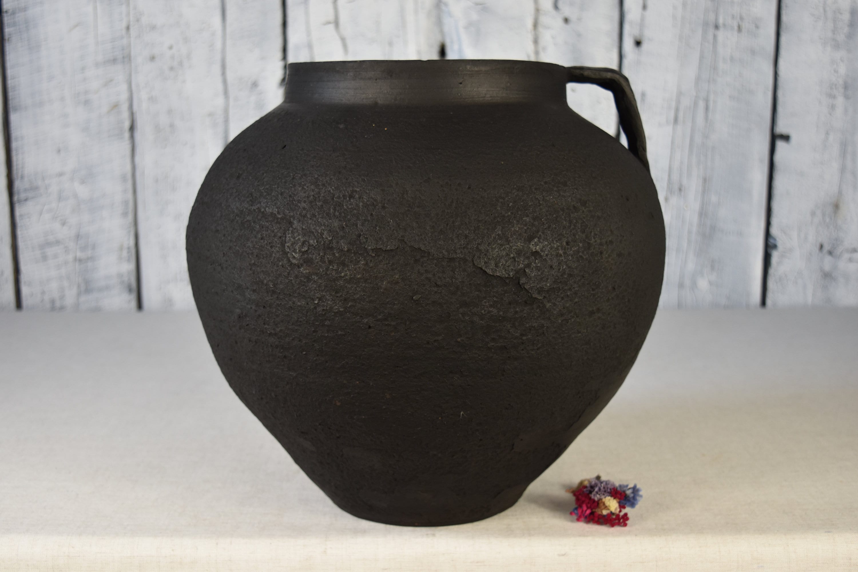 Recipiente de arcilla vintage / Olla de arcilla antigua / | Etsy España