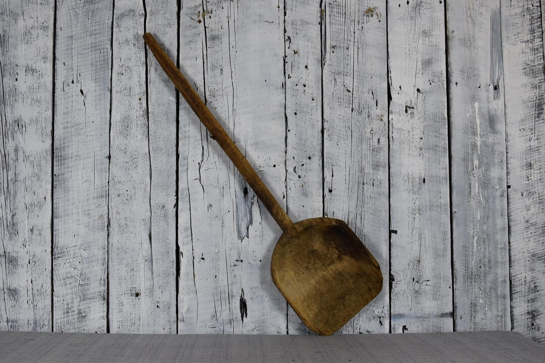 Antique Wooden Bread Shovel / Vintage Bread Paddle / Rustic Wooden ...