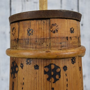 Antique Butter Churn / Vintage Wooden Butter Churn / Rustic Butter ...