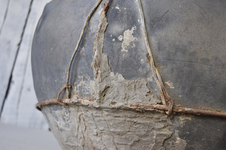 Vintage Clay Vessel / Very Big Clay Pot / Rustic Ceramic Bowl | Etsy