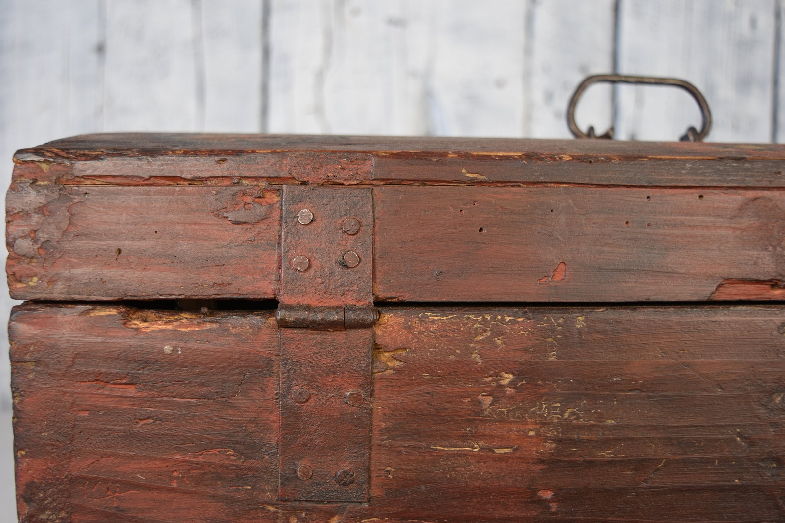 Wooden Chest / Vintage Wooden Box / Wooden Box With a Lid / - Etsy