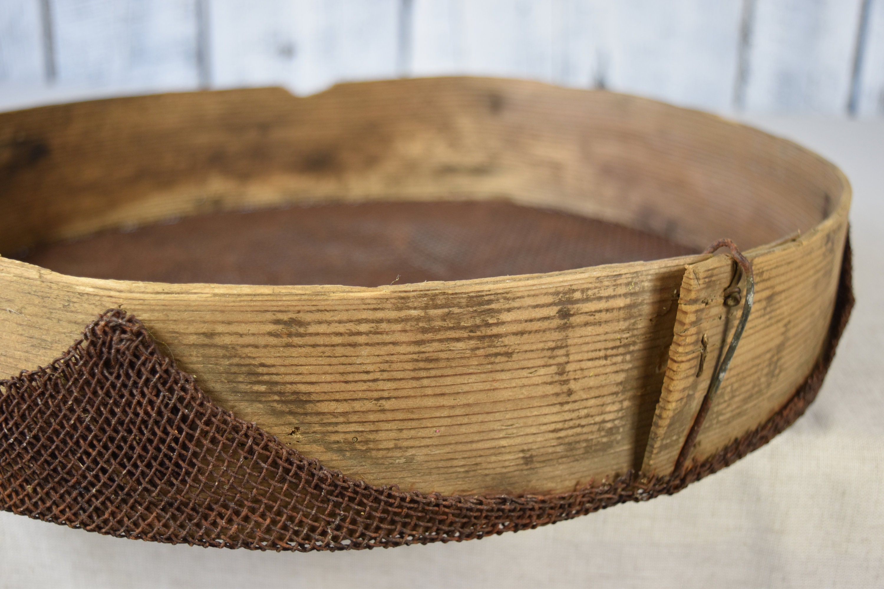Antique Sieve / Wooden Sieve / Vintage Flour Sifter / Rustic - Etsy
