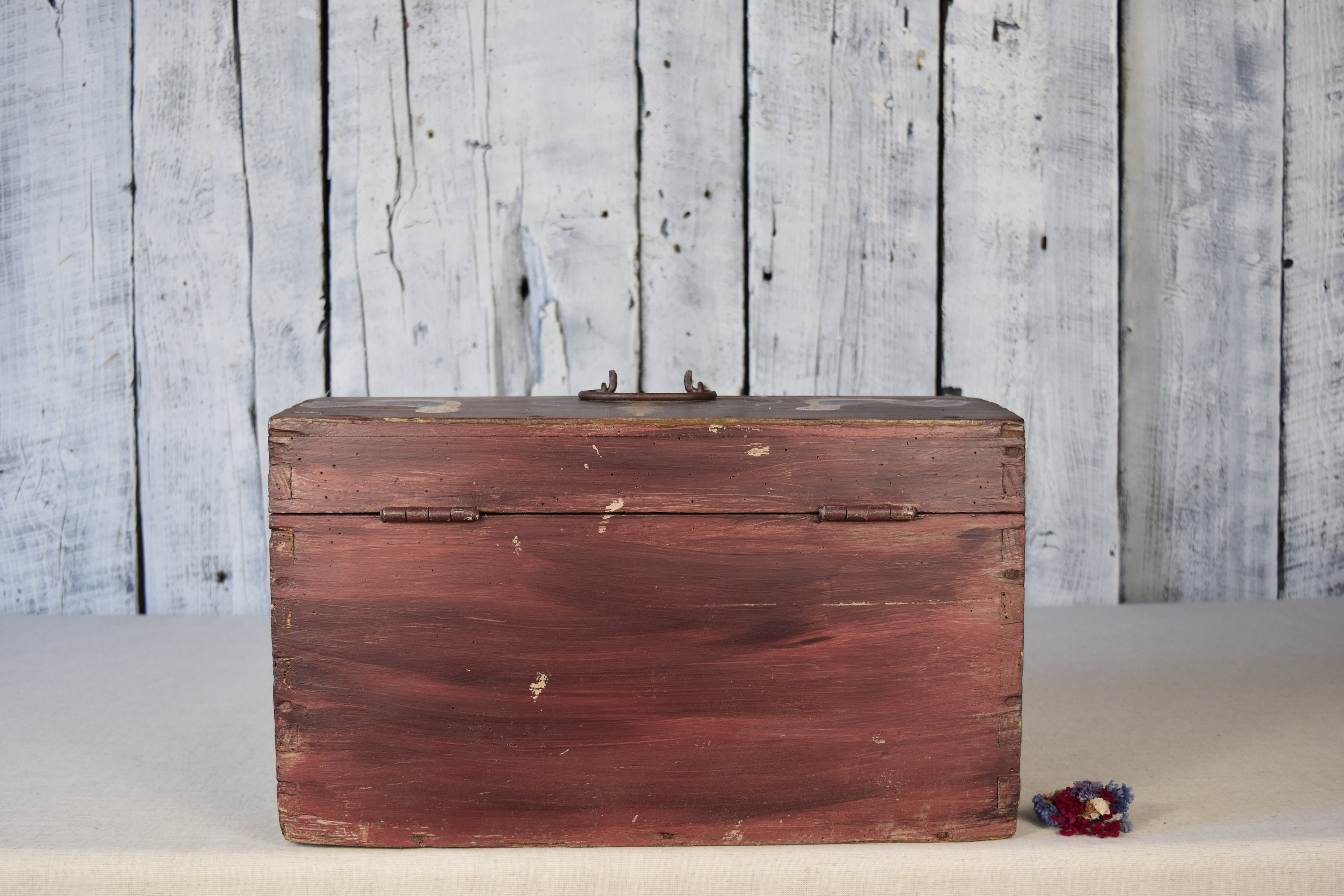 Wooden Chest / Vintage Wooden Box / Wooden Box With a Lid / | Etsy