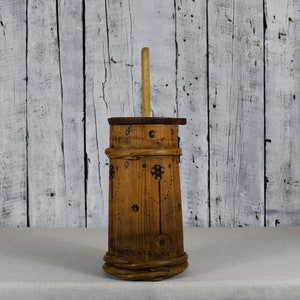 Antique Butter Churn / Vintage Wooden Butter Churn / Rustic Butter ...