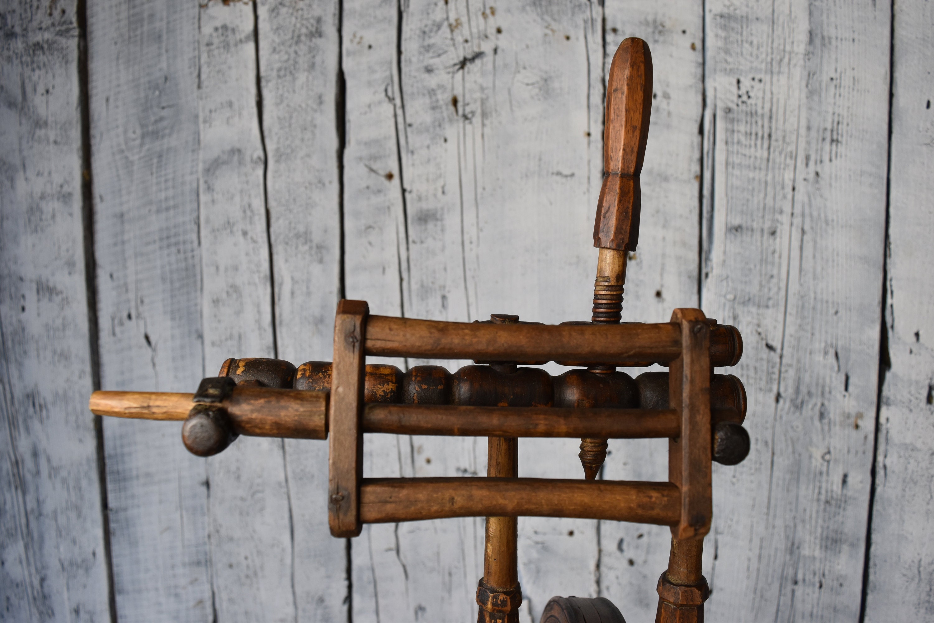 Antique Spinning Wheel / Vintage Spinning Tool / Manual | Etsy