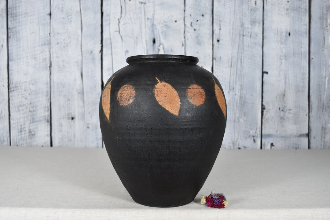 Antique Clay Pot / Traditional Clay Pot / Collectible Clay Vessel ...