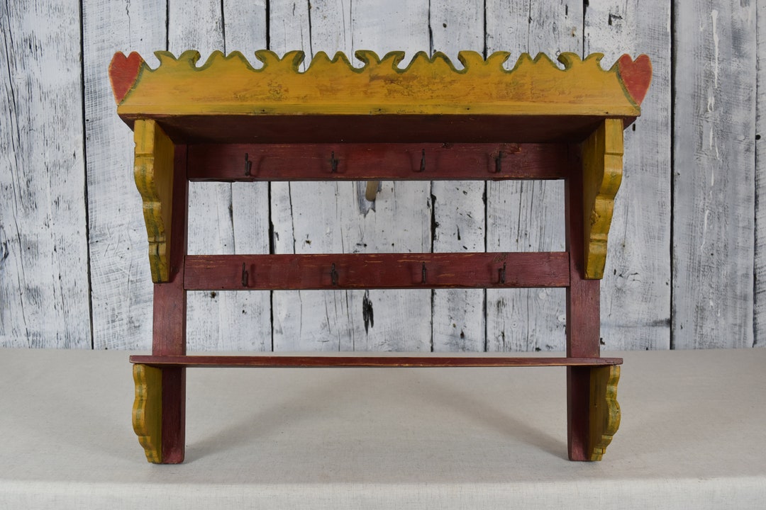 Vintage Wall Shelf / Wood Shelf / Antique Wood Wall Shelf / - Etsy