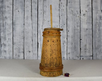 Antique Butter Churn / Wooden Butter Churn / Farmhouse Churn / - Etsy