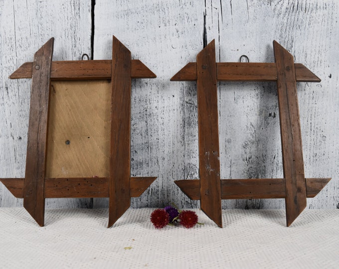 Vintage Wooden Frame / Wooden Photo Frame / Antique Picture - Etsy