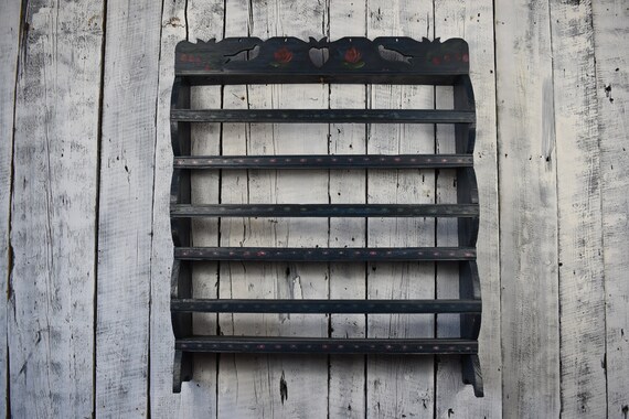 Vintage Wall Shelf / Wood Shelf / Antique Wood Wall Shelf / | Etsy