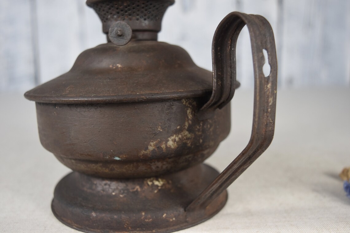 Antique Oil Lamp / Rustic Lantern / Retro Kerosene Lamp / Home | Etsy