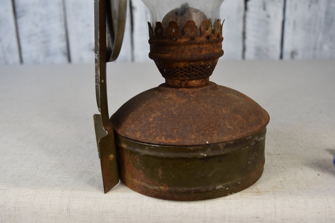 Antique Oil Lamp / Rustic Lantern / Retro Kerosene Lamp / Home | Etsy