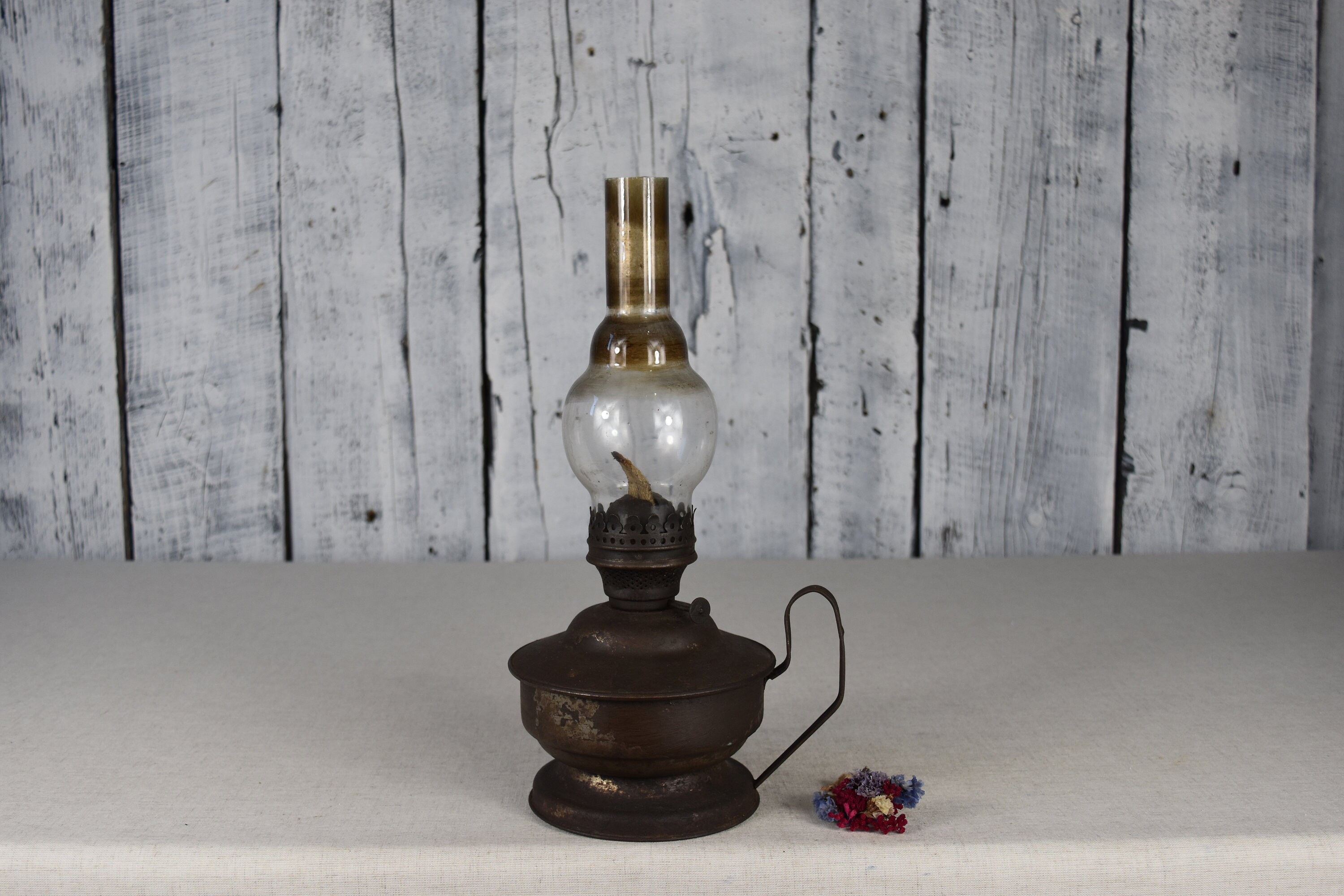 Antique Oil Lamp / Rustic Lantern / Retro Kerosene Lamp / Home | Etsy