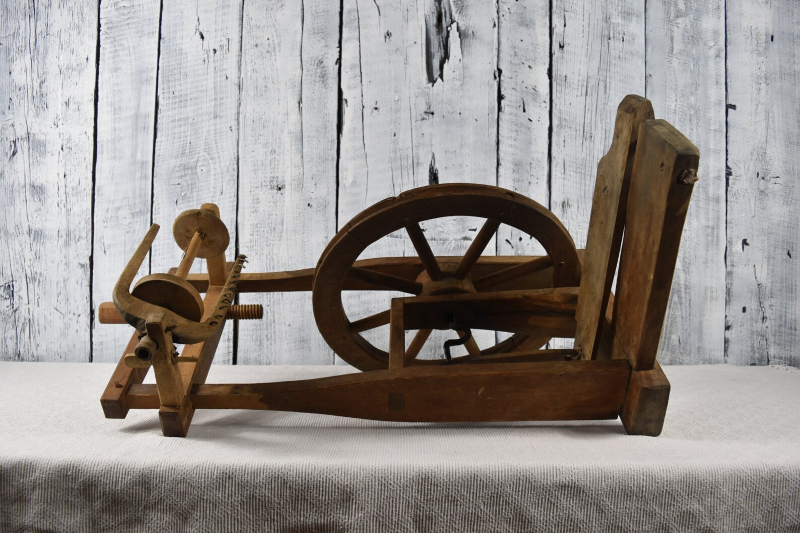 Antique Spinning Wheel / Vintage Spinning Tool / Manual - Etsy