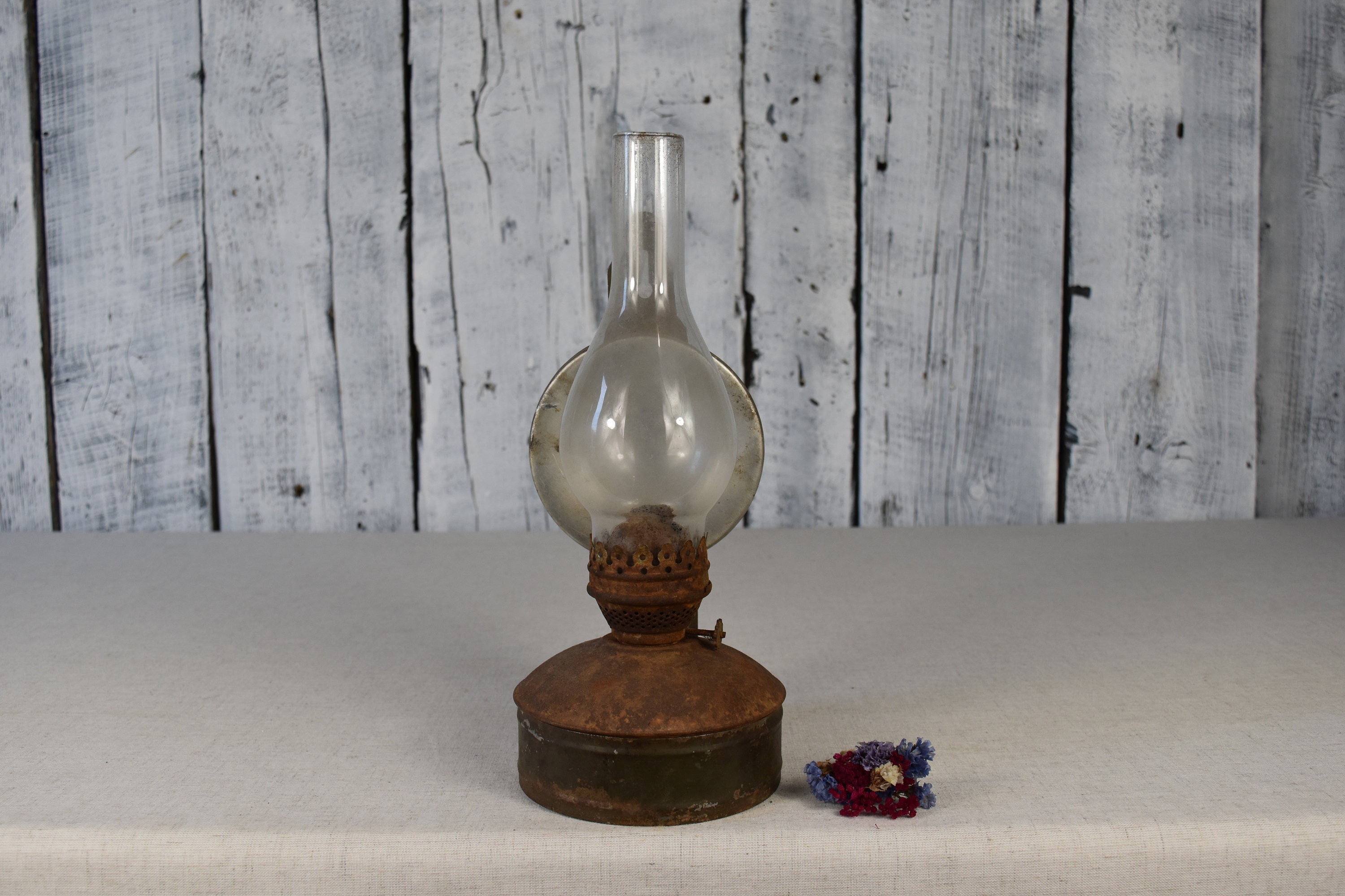 Antique Oil Lamp / Rustic Lantern / Retro Kerosene Lamp / Home | Etsy