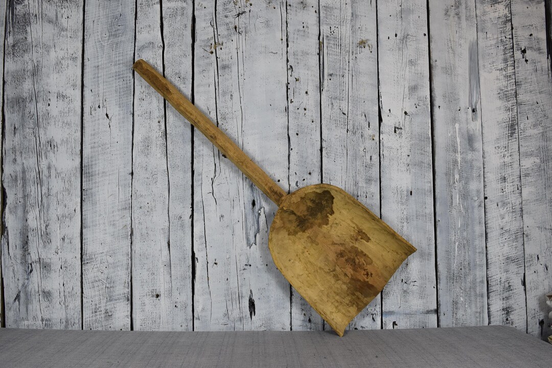 Antique Wooden Bread Shovel / Vintage Bread Paddle / Rustic Wooden ...