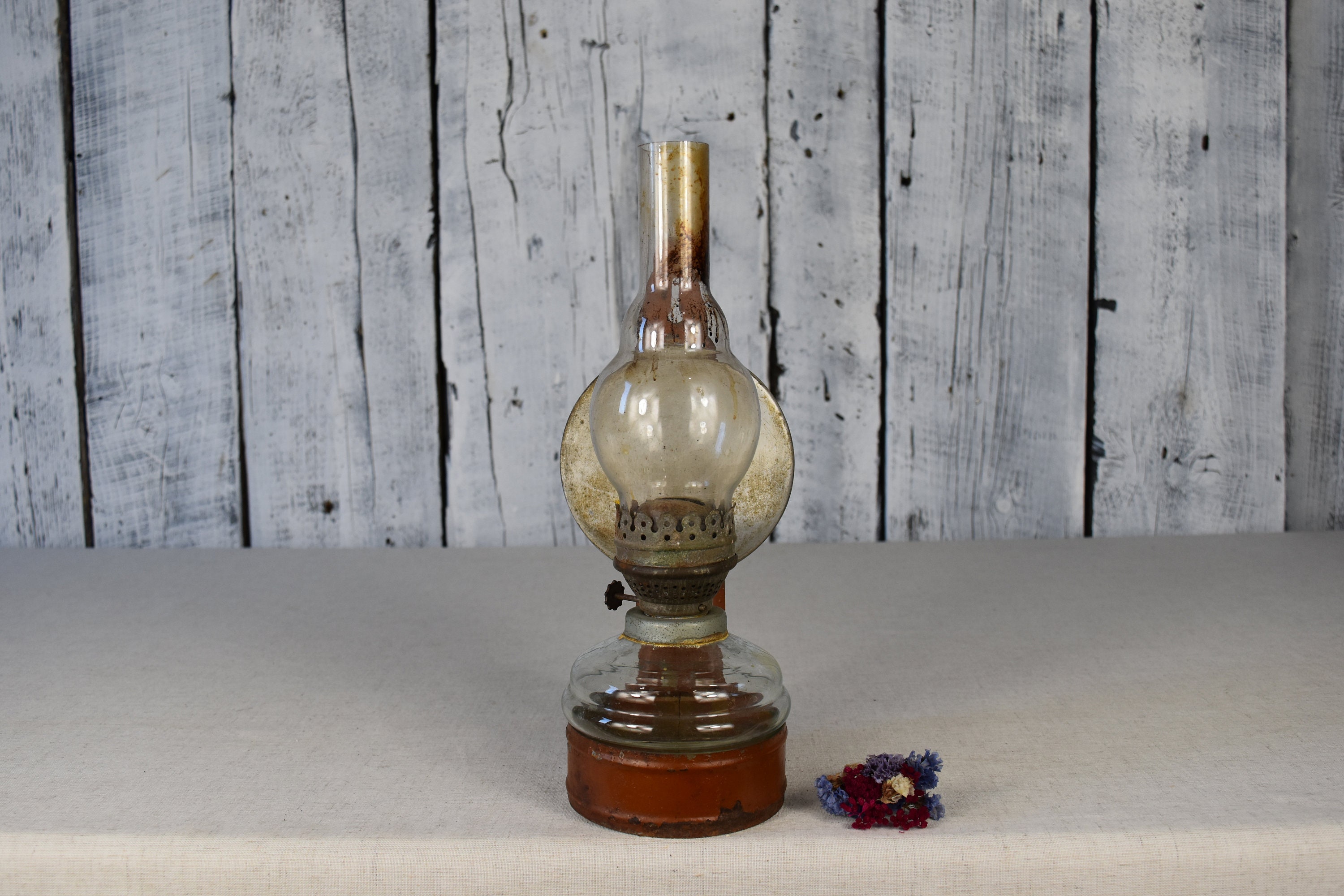 Antique Oil Lamp / Rustic Lantern / Retro Kerosene Lamp / Home - Etsy