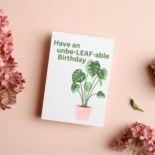 Crazy Plant Lady Birthday Card - Etsy