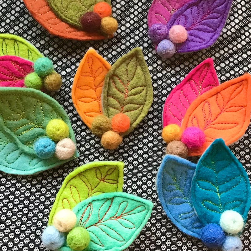 Needle Felted Brooch - Etsy UK