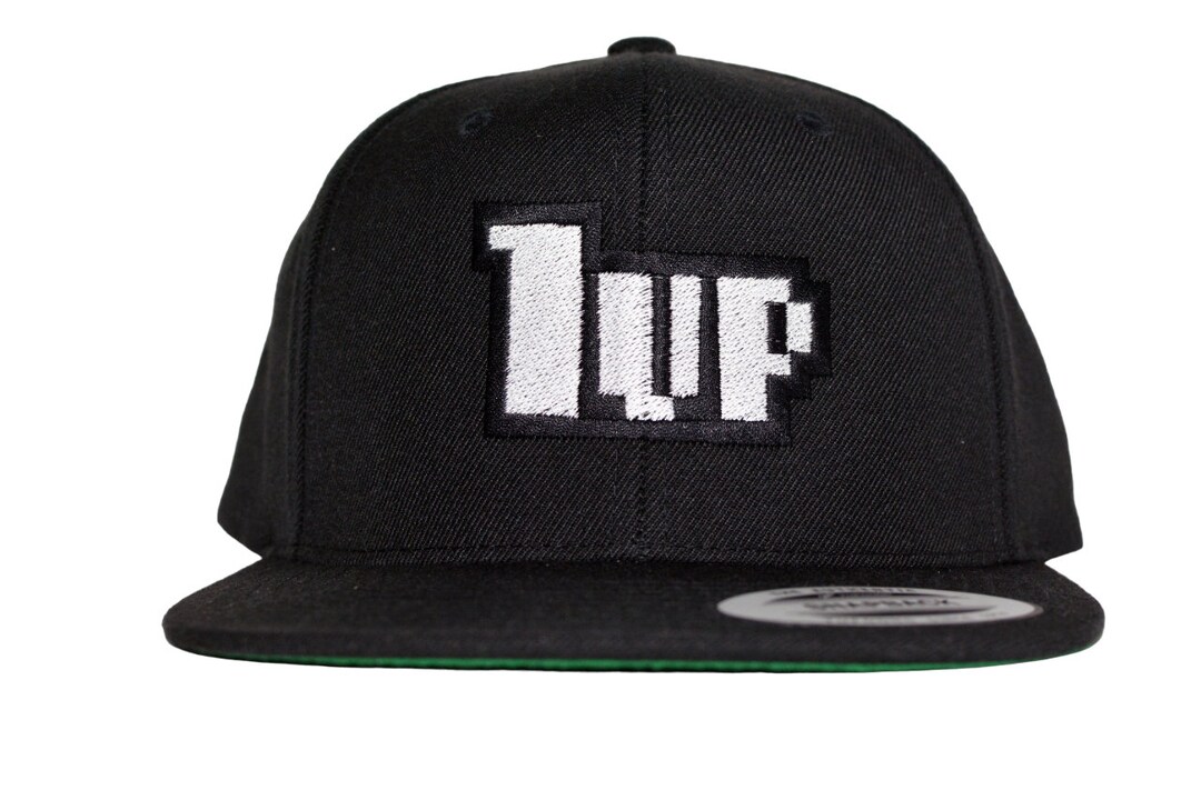Mario Snapback Hat, 1-up Super Mario Hat, Mario and Luigi Hats,mario ...