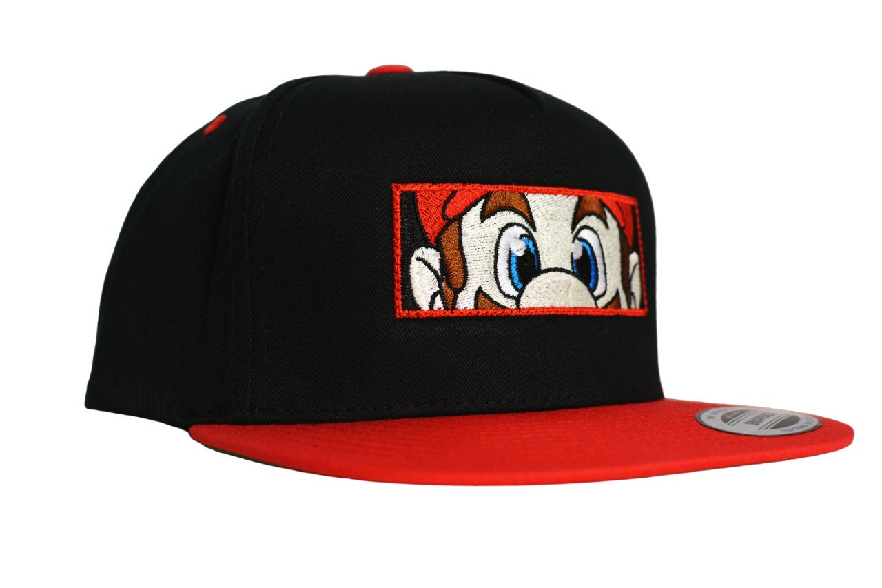 Super Mario Cap, Super Mario Snapback, Red Mario Bowser Hat, Bowser ...