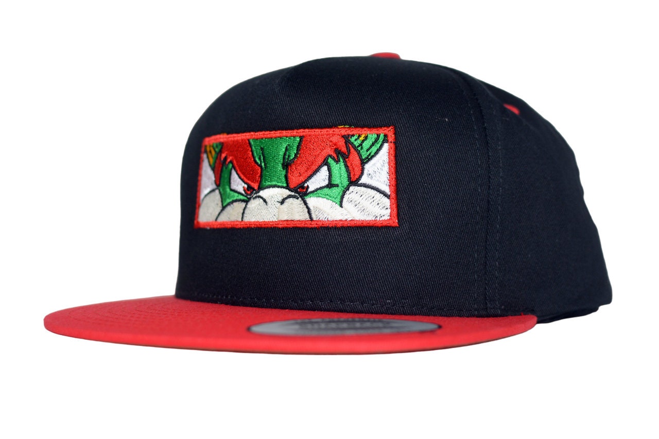Super Mario Bowser Hat, Super Mario Snapback, Red Mario Bowser Hat ...