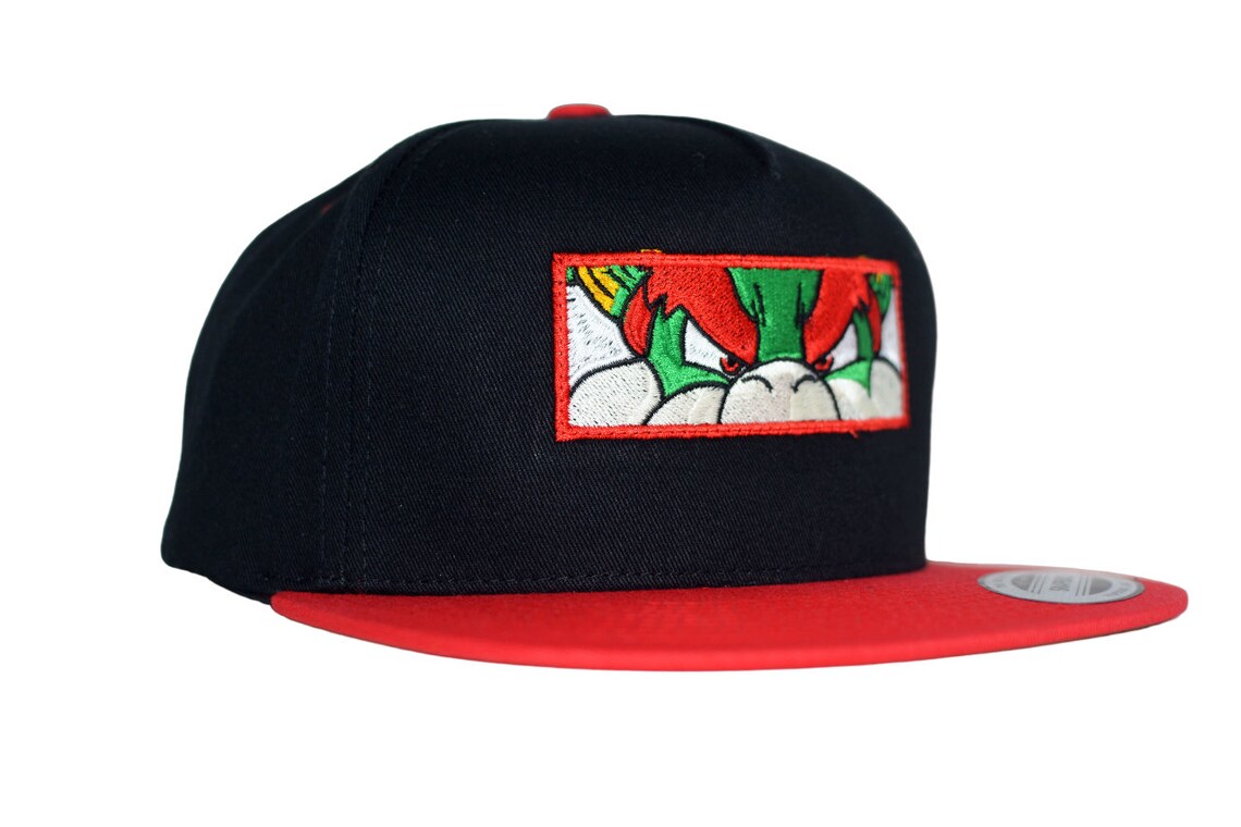 Super Mario Bowser Hat, Super Mario Snapback, Red Mario Bowser Hat ...
