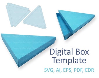 Box Template SVG Ai CRD Eps Pdf Laser Cut Template - Etsy