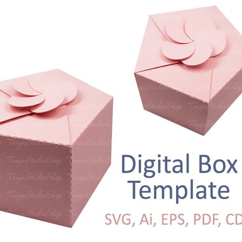 Box Template SVG Ai CRD Eps Pdf Laser Cut Template - Etsy