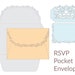 Rsvp, Envelope, Pocket Templates - SVG, DXF, Ai, CRD, Eps - Laser Paper ...