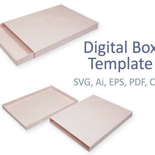 Box Template SVG Ai CRD Eps Pdf Laser Cut Template - Etsy