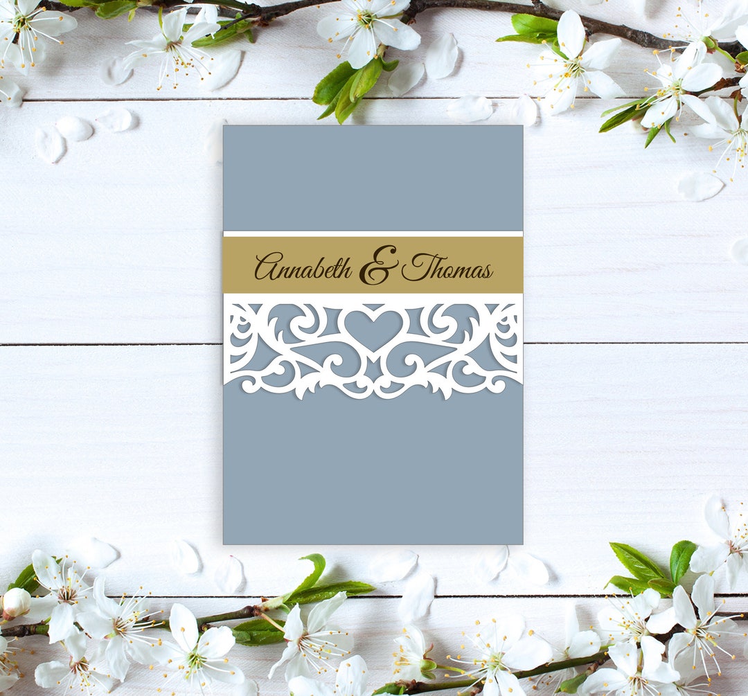 Belly Band Template - SVG, DXF, Ai, CRD, Eps - Laser Paper Cut ...