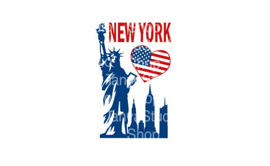 New York SVG Studio3 Dxf Cutting Files Commercial Use Ok - Etsy