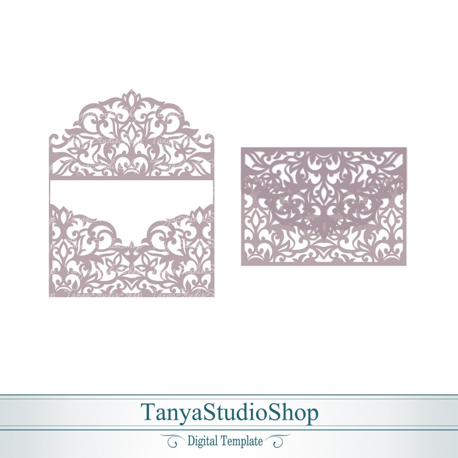 Big Invitation Set > SVG, Ai, CRD, Eps, Studio3 > Cricut Template, Gate ...