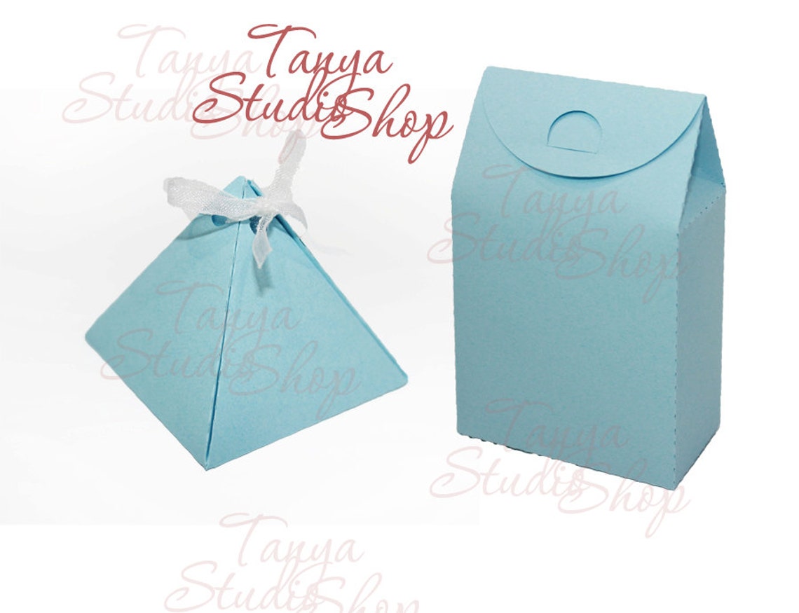 6 Basic Boxes SVG Studio3 Dxf Eps Ai Cdr Commercial - Etsy