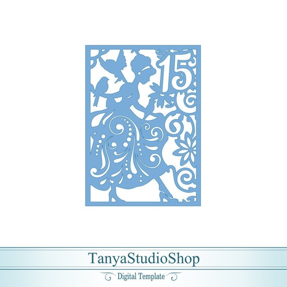 Tarjeta Cenicienta SVG cdr ai eps estudio Plantillas | Etsy México