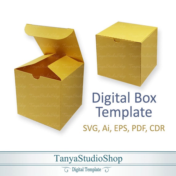 Box Template SVG Ai CRD Eps Pdf Laser Cut Template - Etsy Canada